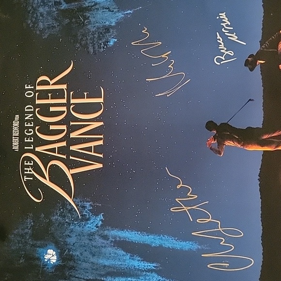 Vintage | Other | Vintage Autographed The Legend Of Bagger Vance Movie ...